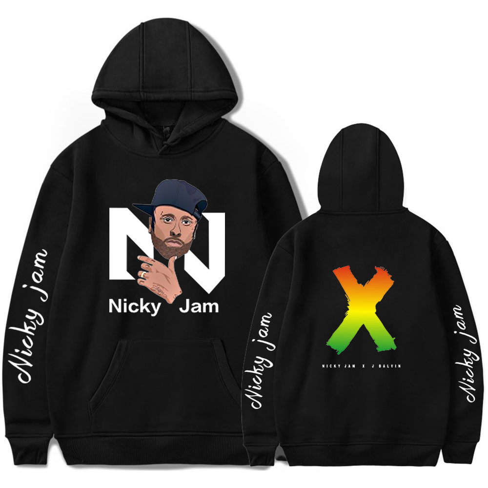 Nicky Jam Pullover Hoodies Multiple Colors