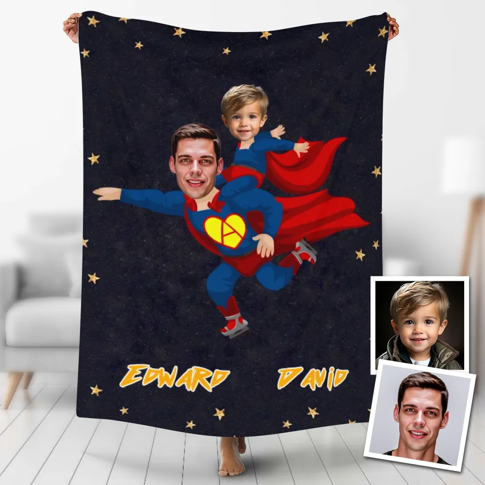 Custom Blankets Personalized Superman Blanket