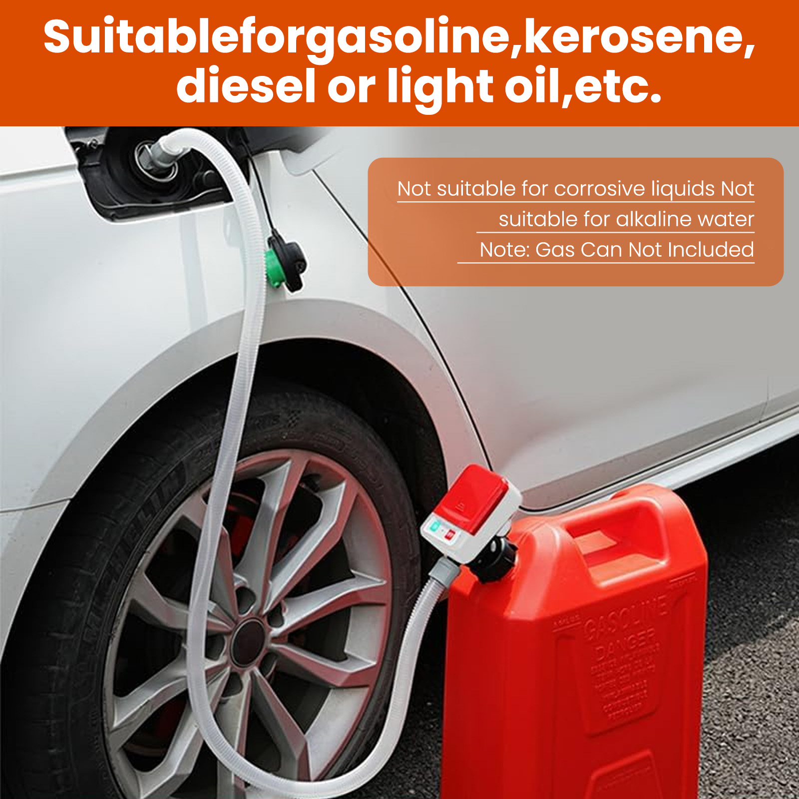 Saker Portable Fuel Transfer Pump