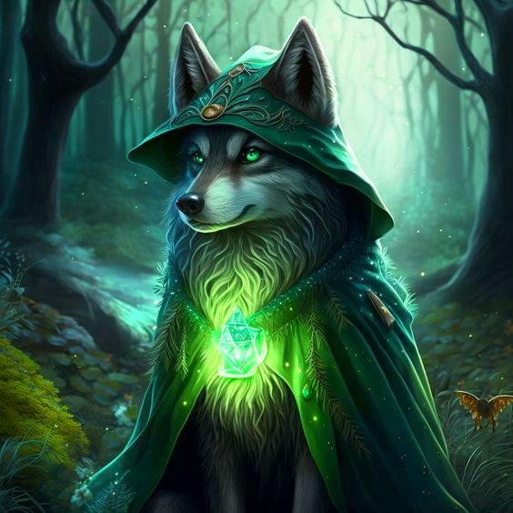 AB Diamond Painting | Wolf Wizard