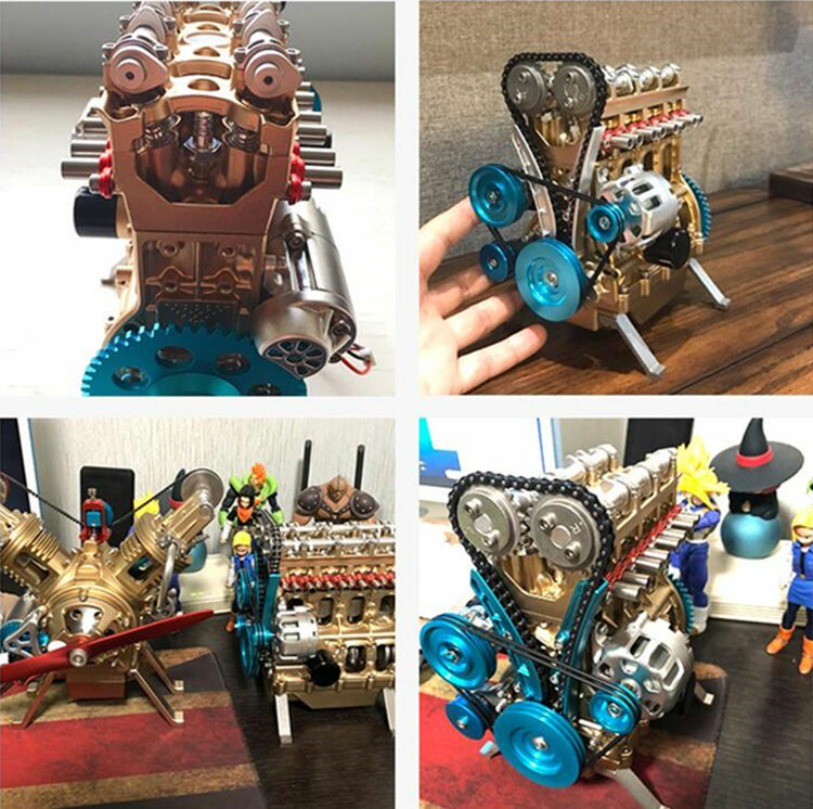 4 Cylinder Car Engine Kit Model
