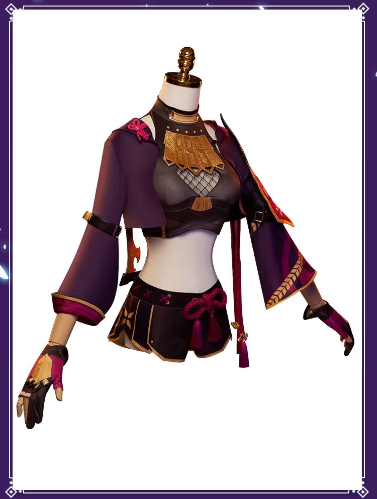 Genshin Toys Kuki Shinobu Cosplay Costume