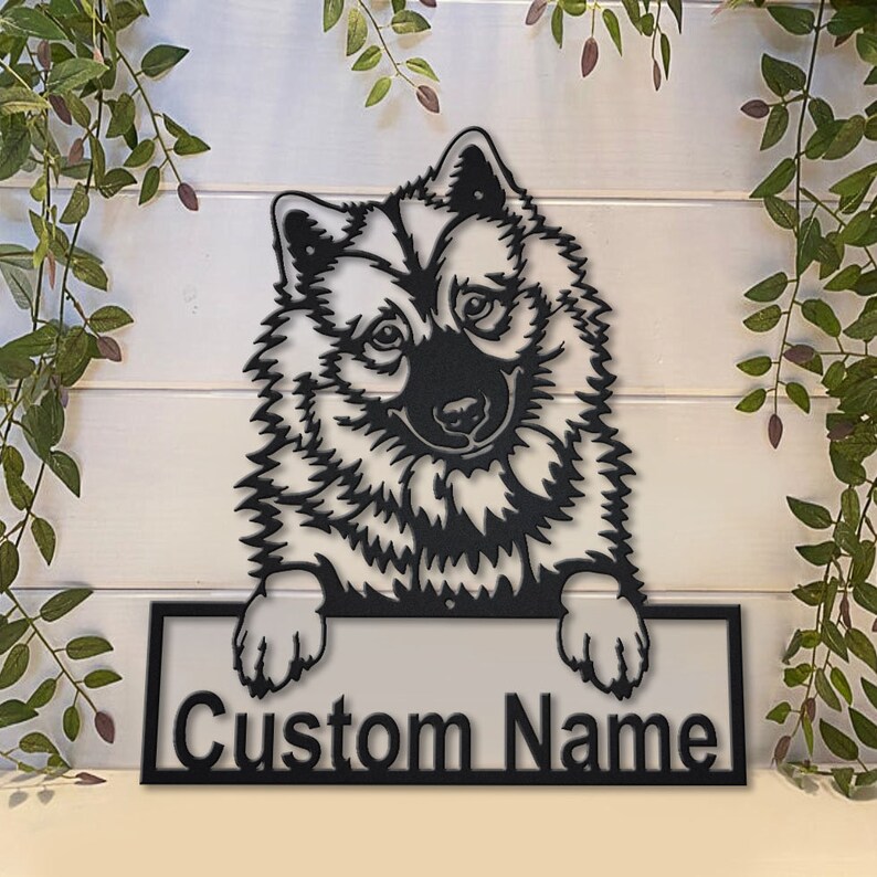 Personalized Eurasier Dog Metal Sign Art