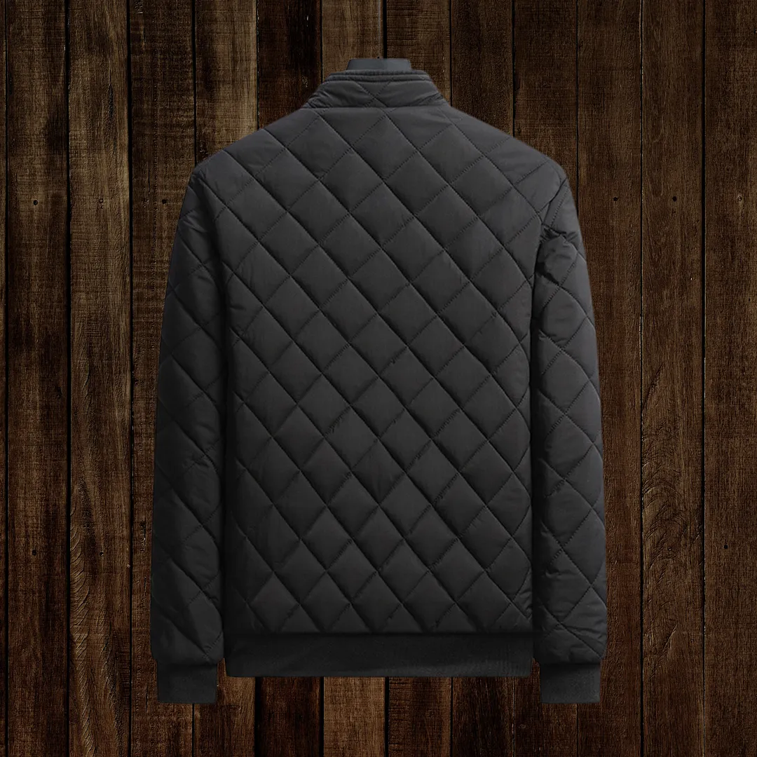 Henri Saint Dubois Signature Diamond Quilted Bomber Jacket