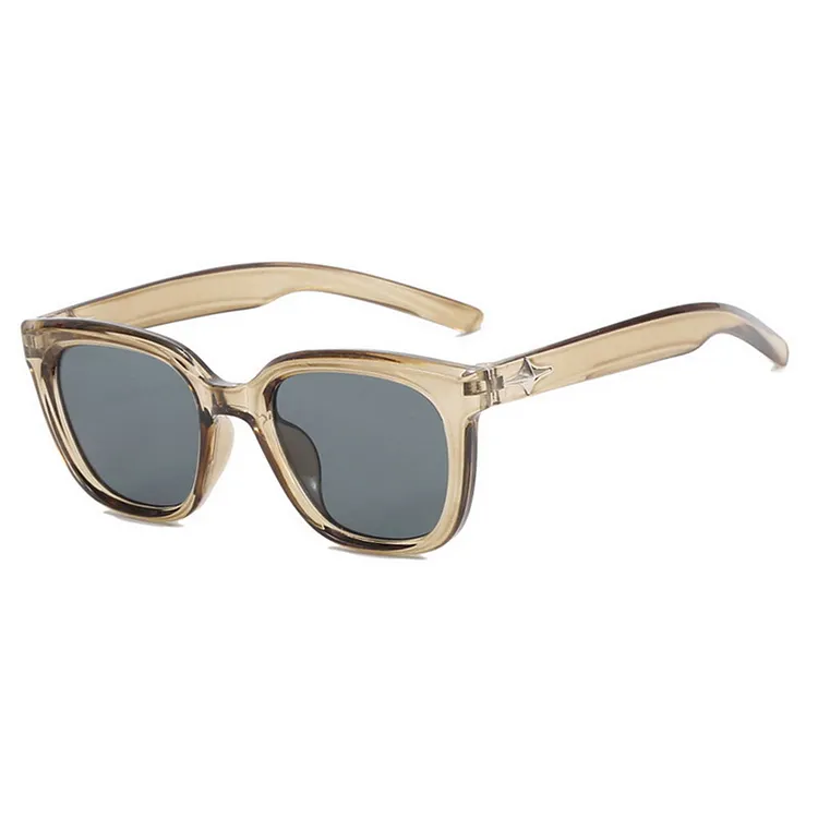 Y2k Star Summer Square Sunglasses Trendy Style Sun Glasses Vintage ...
