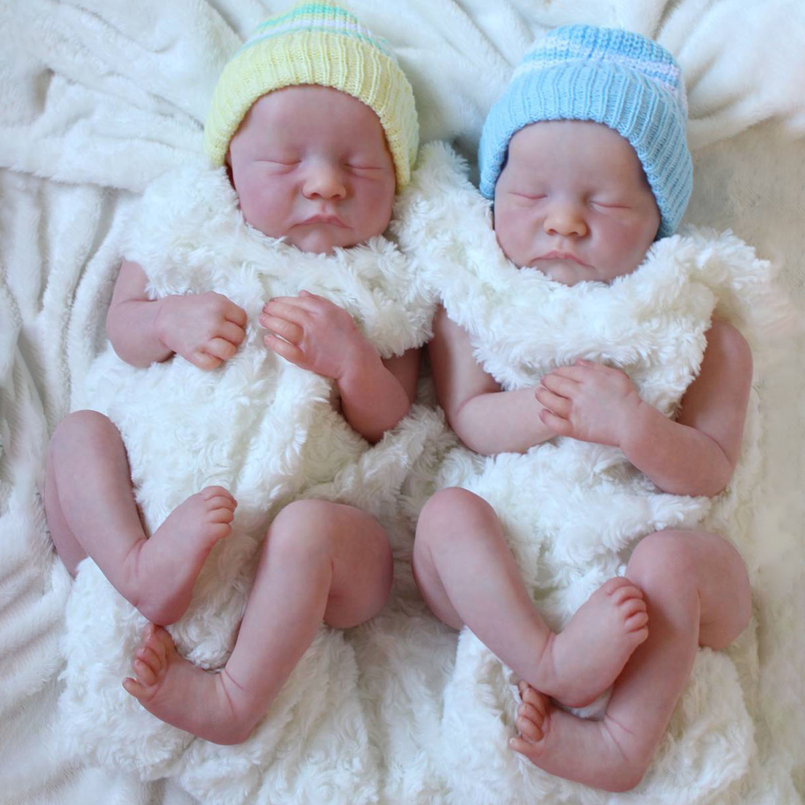 [New] 20" Lifelike Realistic Twins Boy or Girl of Alivara and Clavera ...