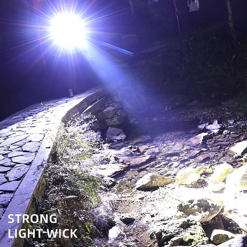 4 Lamp Beads LED Multi-function Strong Light Flashlight