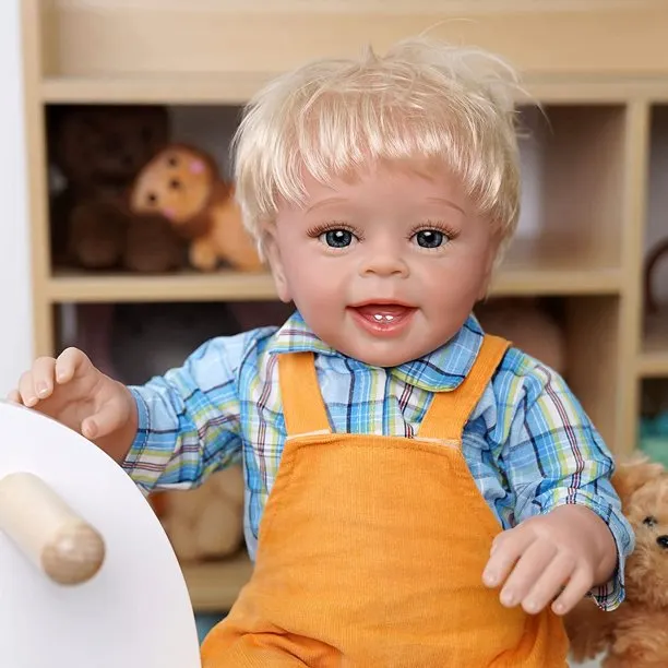 18" Realistic Newborn Baby Dolls Boy Real Life Baby