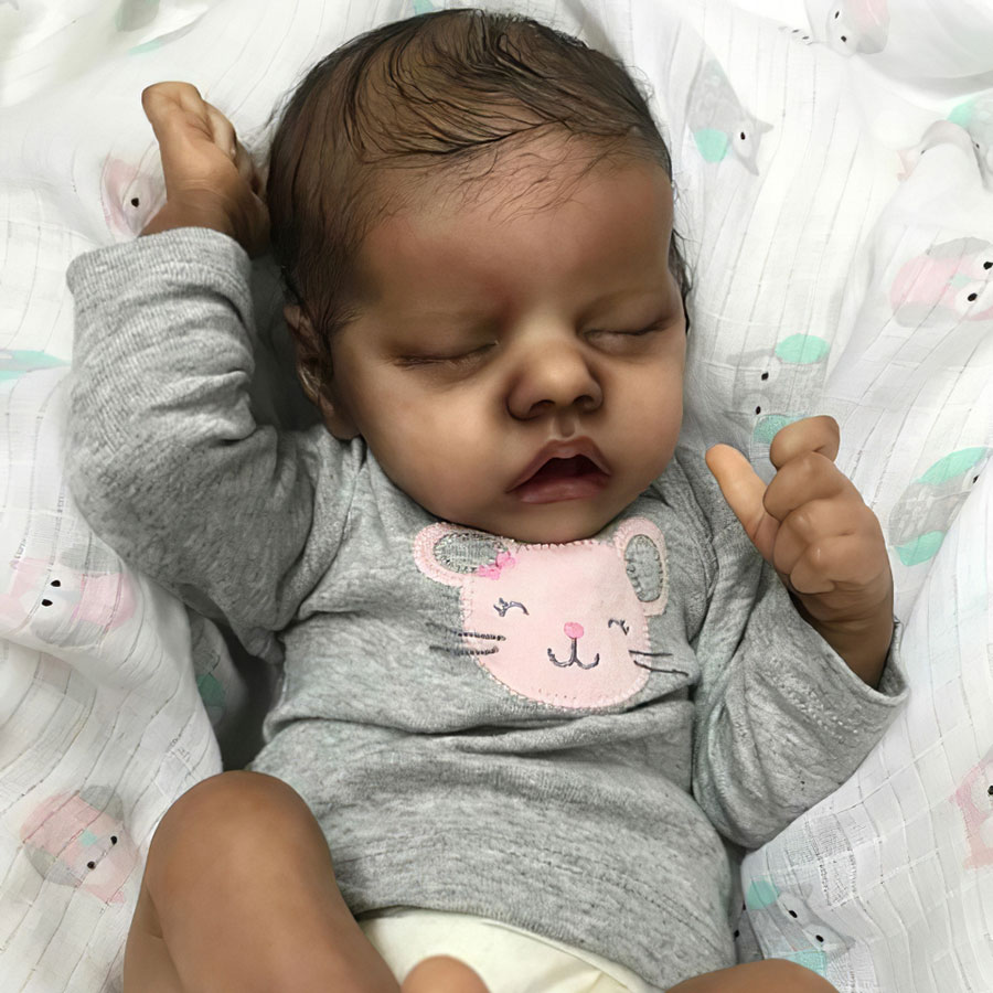 12" Gorgeous Afrcian American Girl Genesis Reborn Baby Doll-Best Kids ...