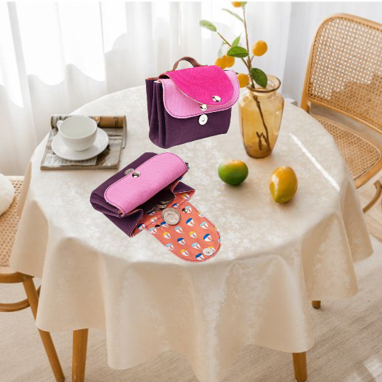 Double Layer Coin Purse Template - Tutorial Included