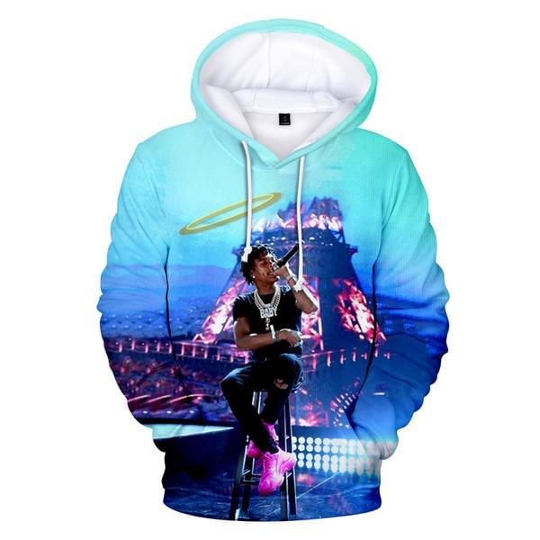 Men's Hoodies & Sweatshirts Lil Loaded Harajuku Printed Sweatshirt ...