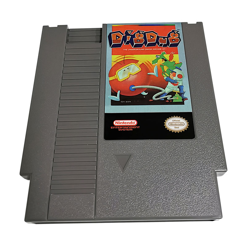 8 Bit NES Game Card - Dig Dug - NES Games Cartridge - For NES Console ...
