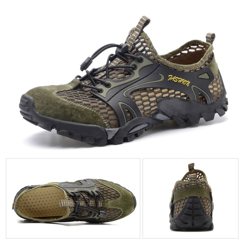 Men's Mesh Breathable Outdoor Hiking Sneakers Walking Footwear