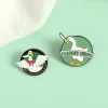 Creative Cartoon Cute White Goose Pins
