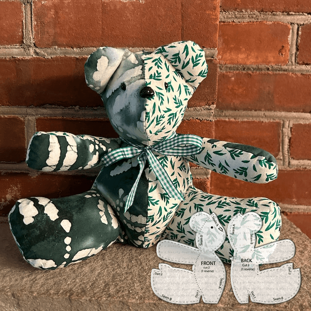 Simple Memory Bear Template Set - With Instructions