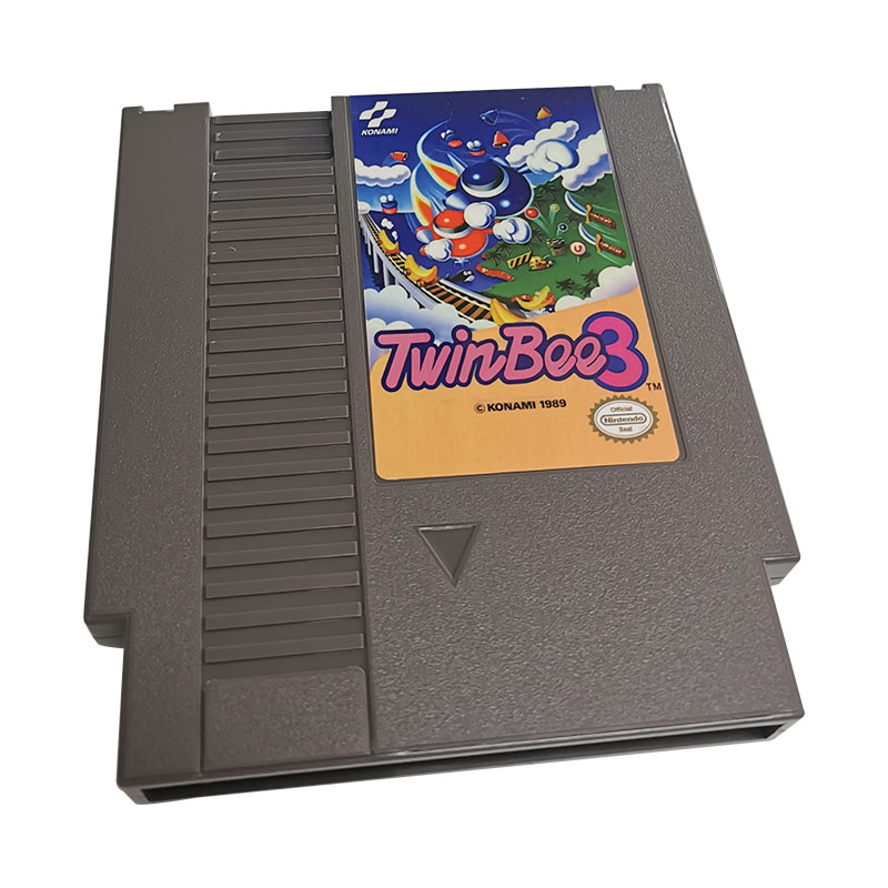 8 Bit NES Game Card - TwinBee 3: Poko Poko Dai Maou - NES Games ...