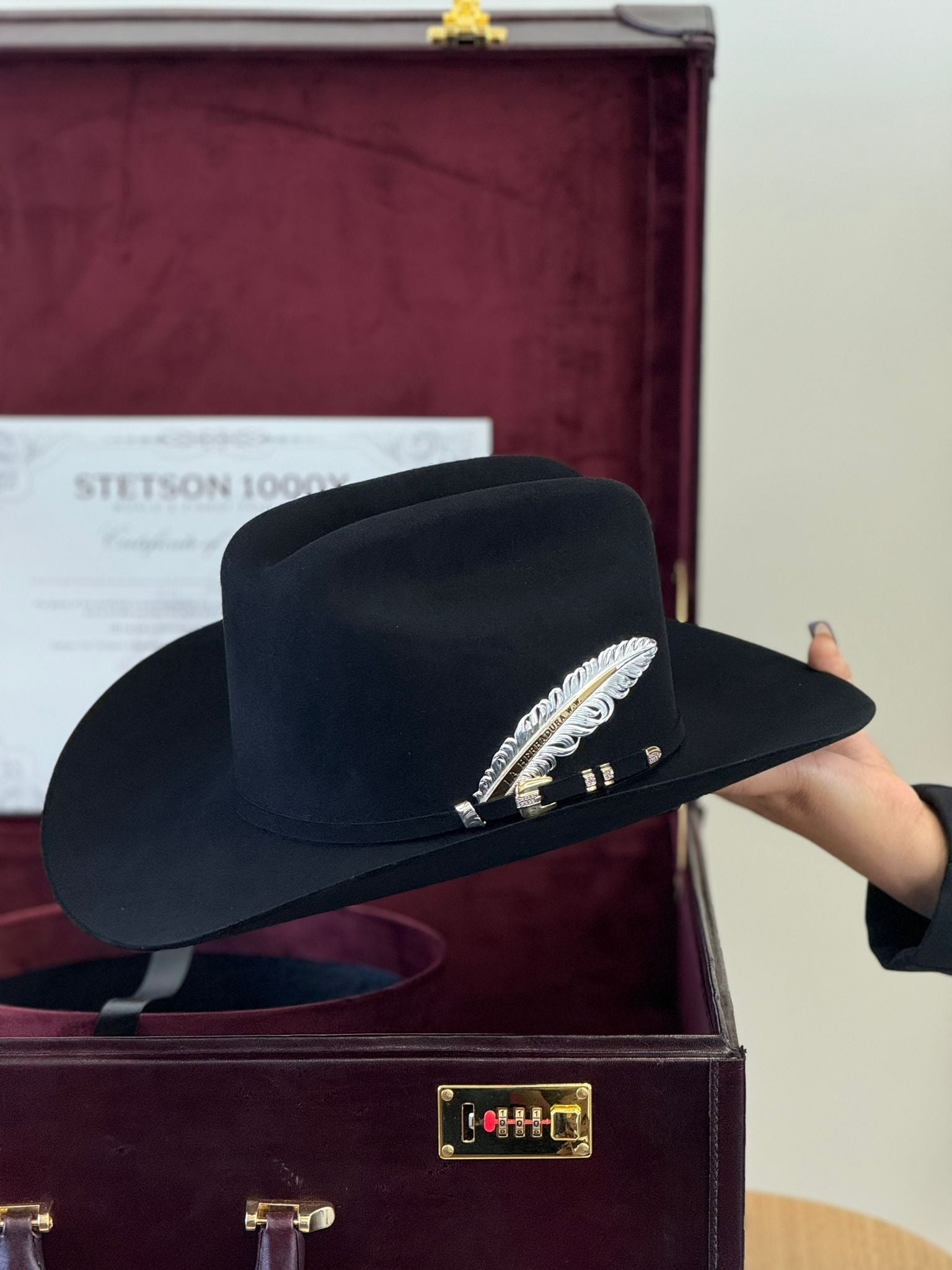 1000X STETSON EL DIAMANTE BLACK