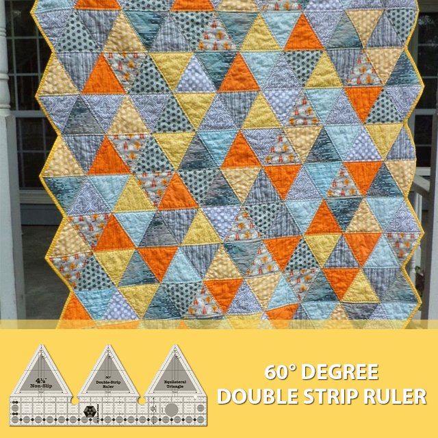 60° Degree Double Strip Ruler