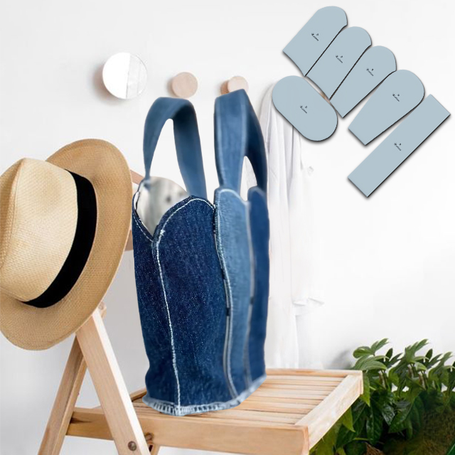 DIY Shell Tote Bag Template-With Instructions