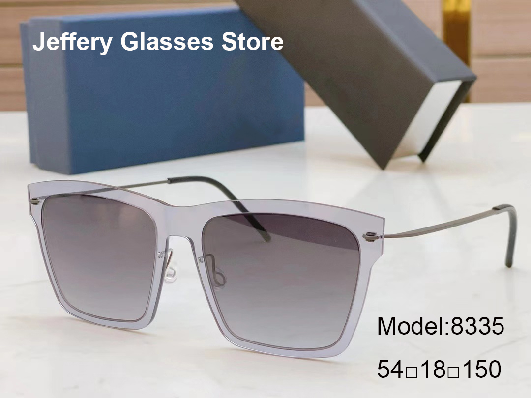 Screwless Sunglasses Men Women Acetate Titanium Ultralight Big Size ...