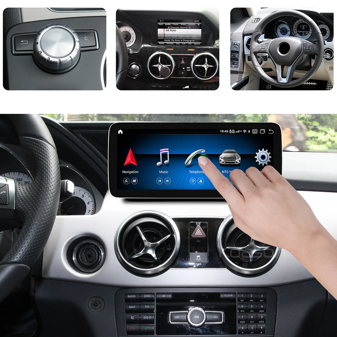 Koason Android Screen Upgrade Apple CarPlay Android Auto GPS Navigation ...