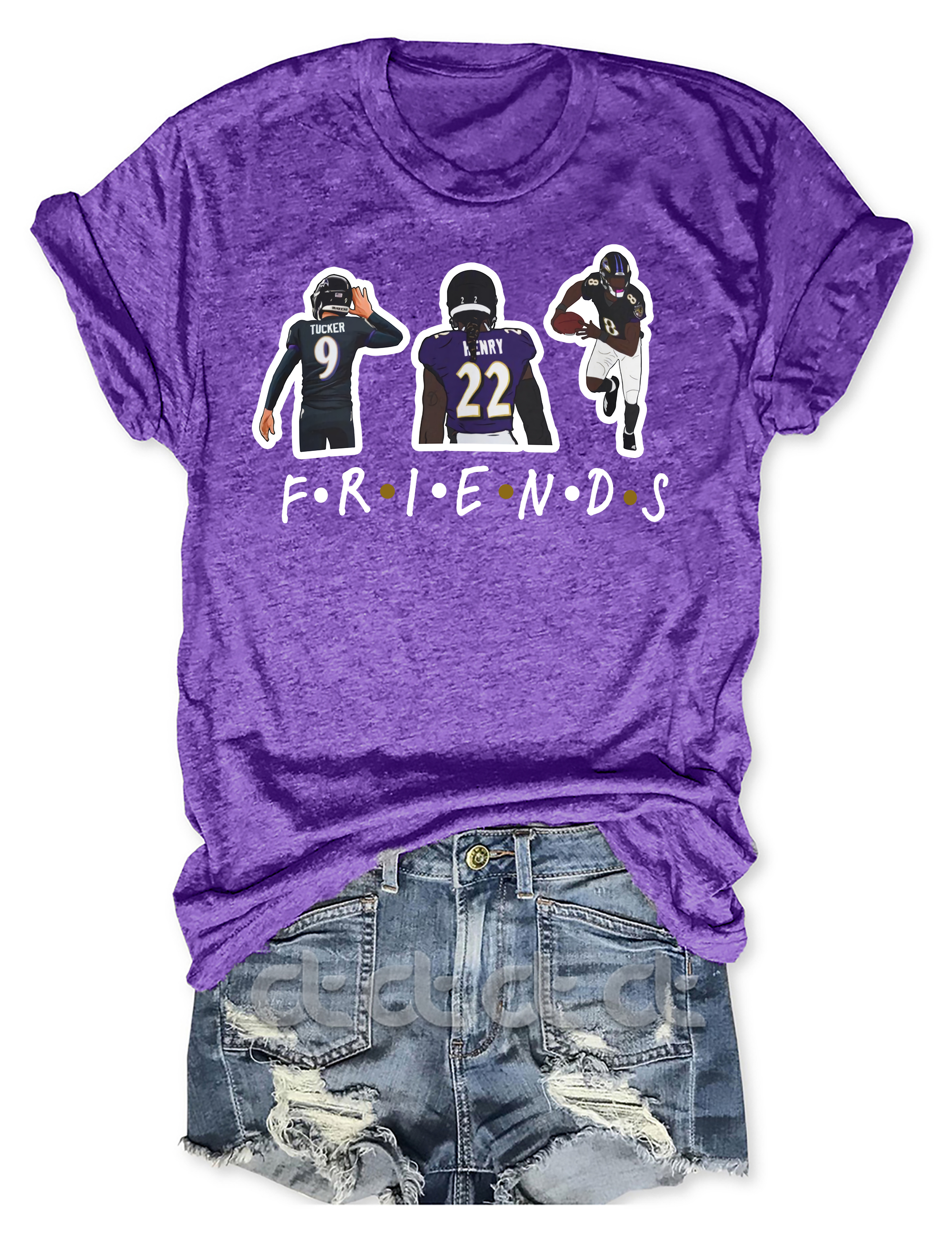 Baltimore Ravens Friends T-Shirt