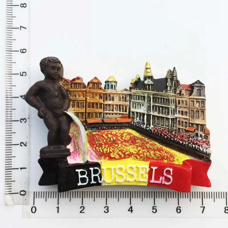 Athvotar Brussels Fridge Magnet Souvenirs Manneken Pis Pee Statue ...