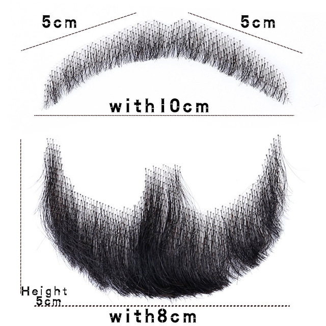 Lace Beard Fake Beard For Men Mustache Hand Made By Real Hair