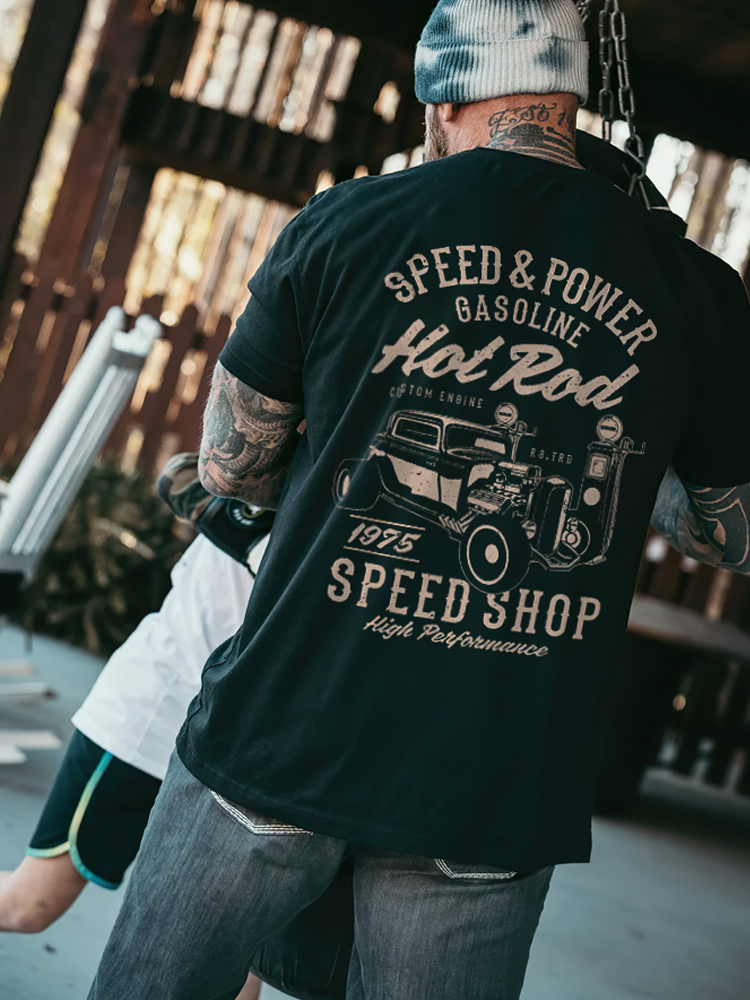 Speed & Power GasoLine Hot Rod T-shirts