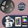 LED Strip Lights 65ft 2x10m WIFI App Intelligent Control 5050 RGB LED ...