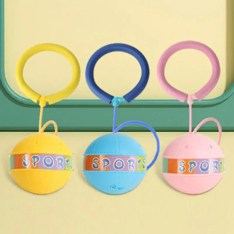Glowing Ankle Skip Ball - Portable Swing Jump Ball for Bouncing Games ...