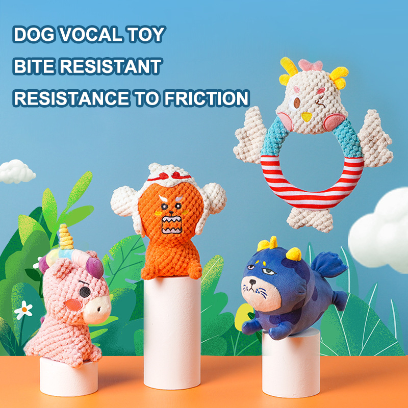New Bite-Resistant Chewy and Squeakly Toys