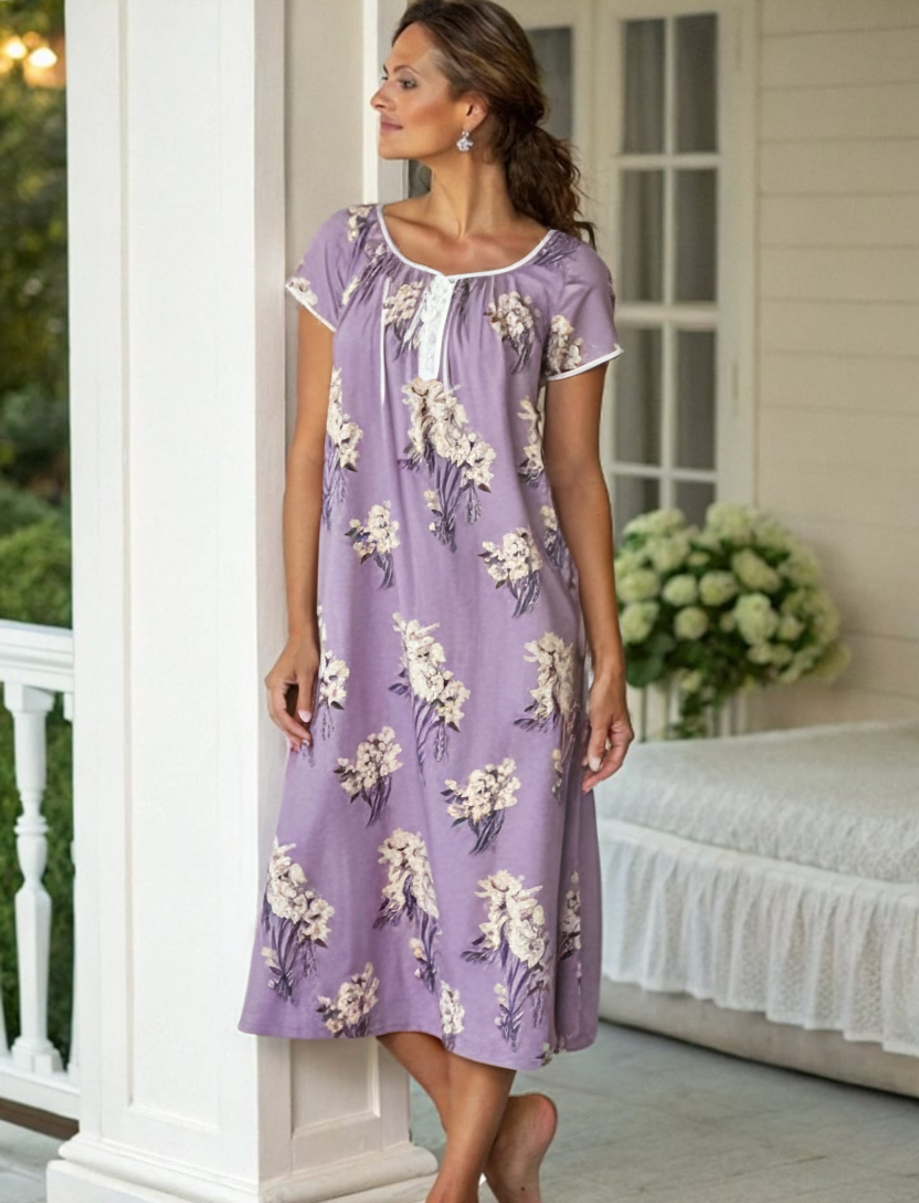 Cotton Cozy Soft Elegant Nightgown