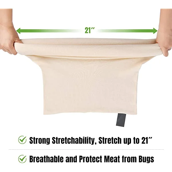 GearOZ Elk Game Bags Hunting Meat, 5-Pack Reusable Meat Game Bags ...