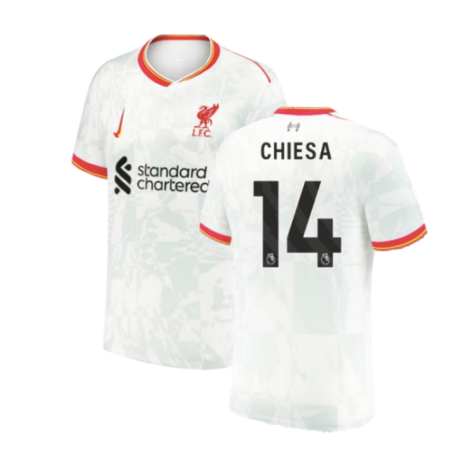 FC Liverpool Federico Chiesa 14 Third Shirt Kit 2024-2025
