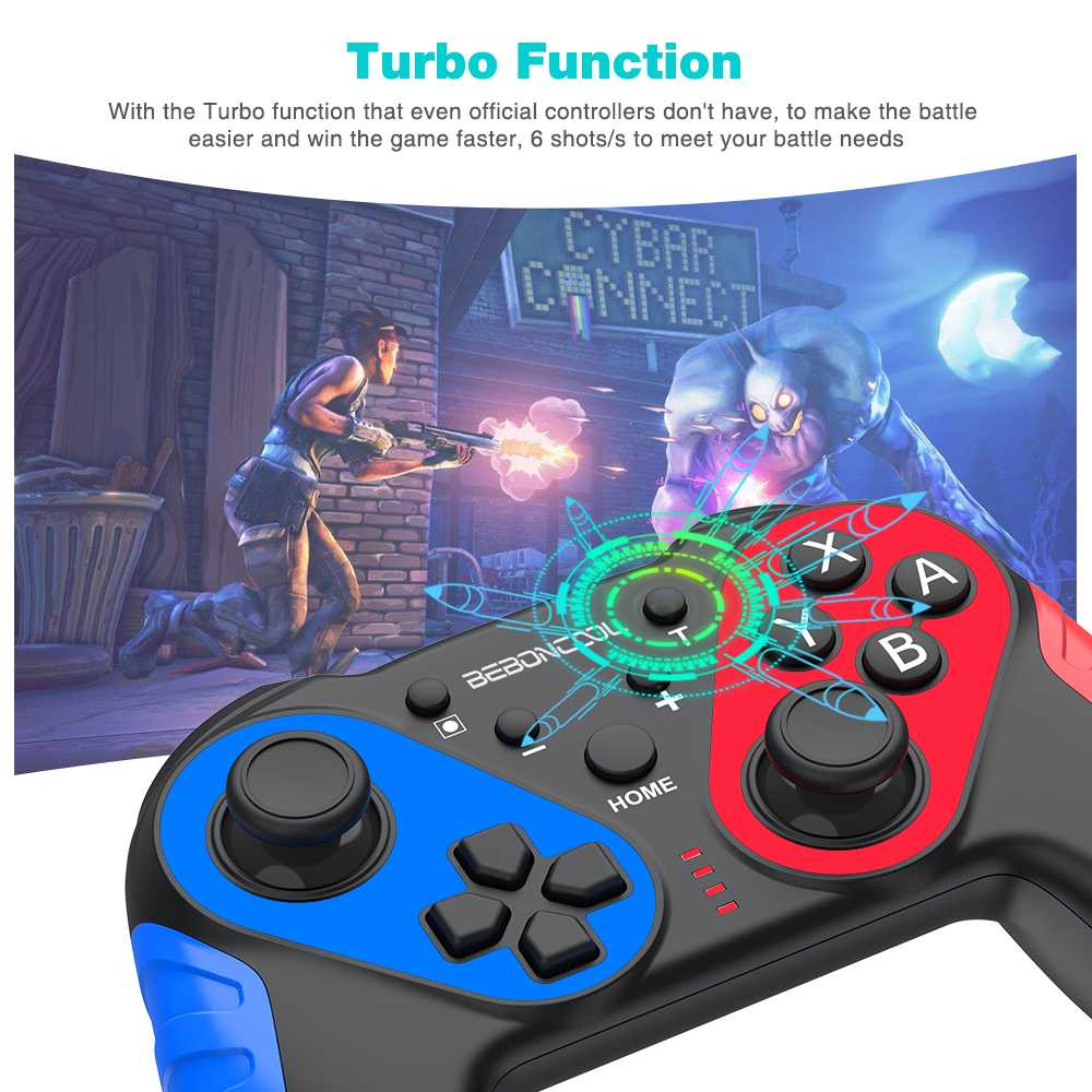 FUNLAB Switch Controller Replacement for Nintendo Switch Pro Controller ...