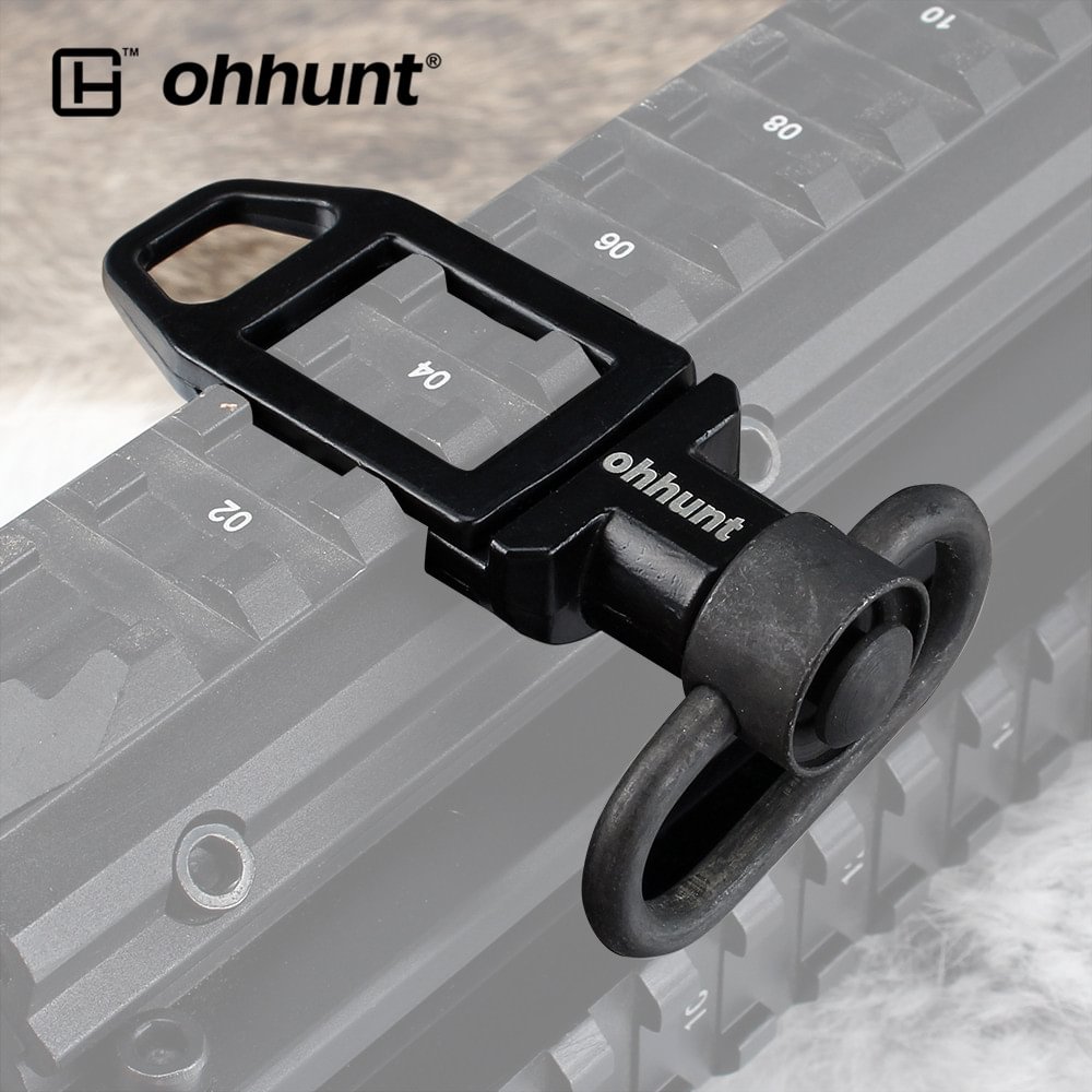 ohhunt Optics 2Pcs Tactical Push Button Quick Detach QD Low Profile ...