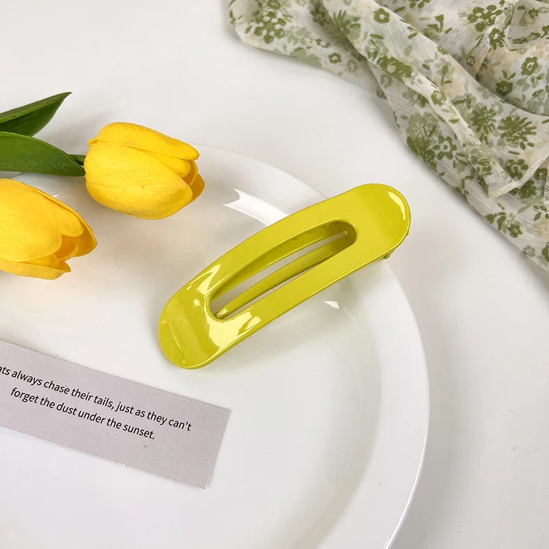 SPRING AND SUMMER GREEN HAIR CLIP SET