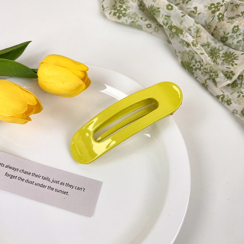 SPRING AND SUMMER GREEN HAIR CLIP SET