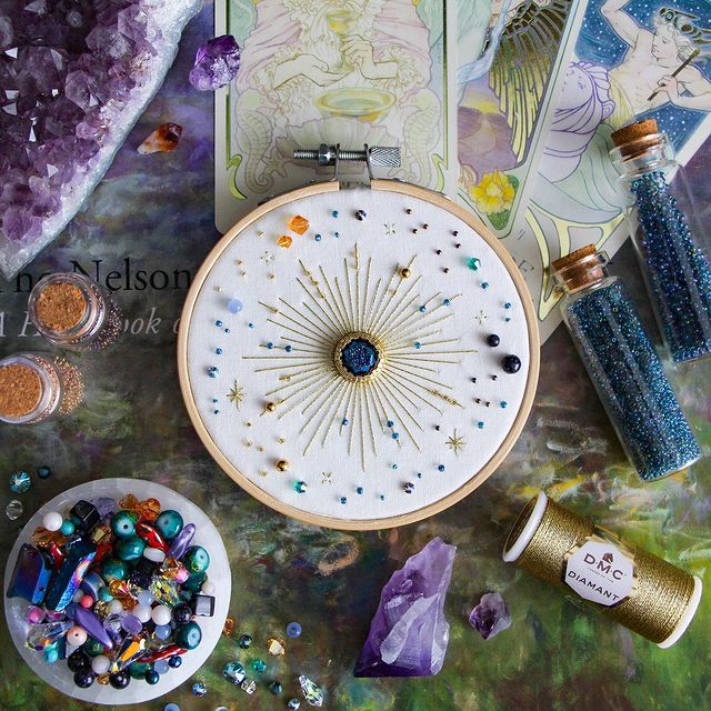 North Star Hand Embroidery Pattern