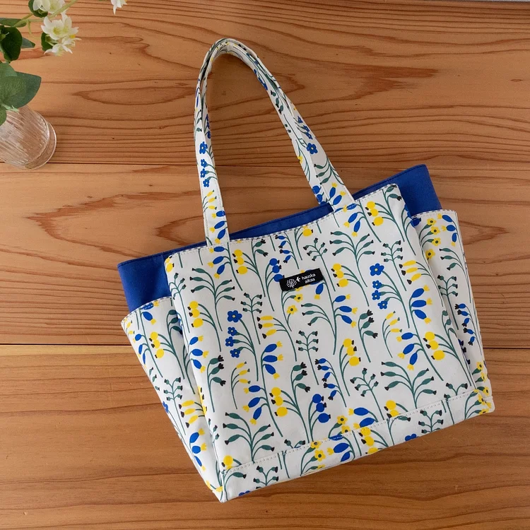 Multi-Pocket Tote Bag Sewing Template—Include Instructions