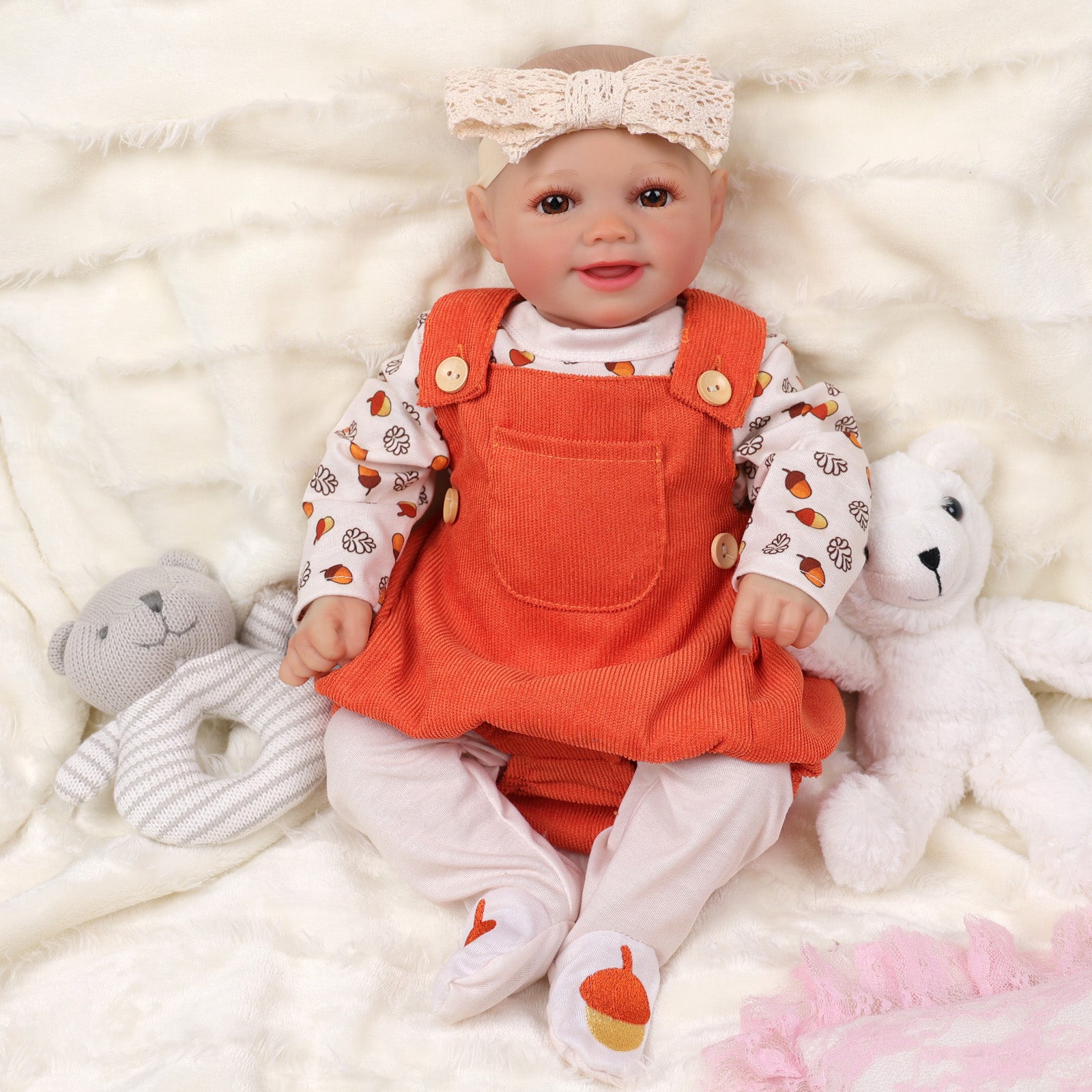 Beautiful Reborn Baby Dolls - 17'' Newborn Baby Girls Doll that Look ...