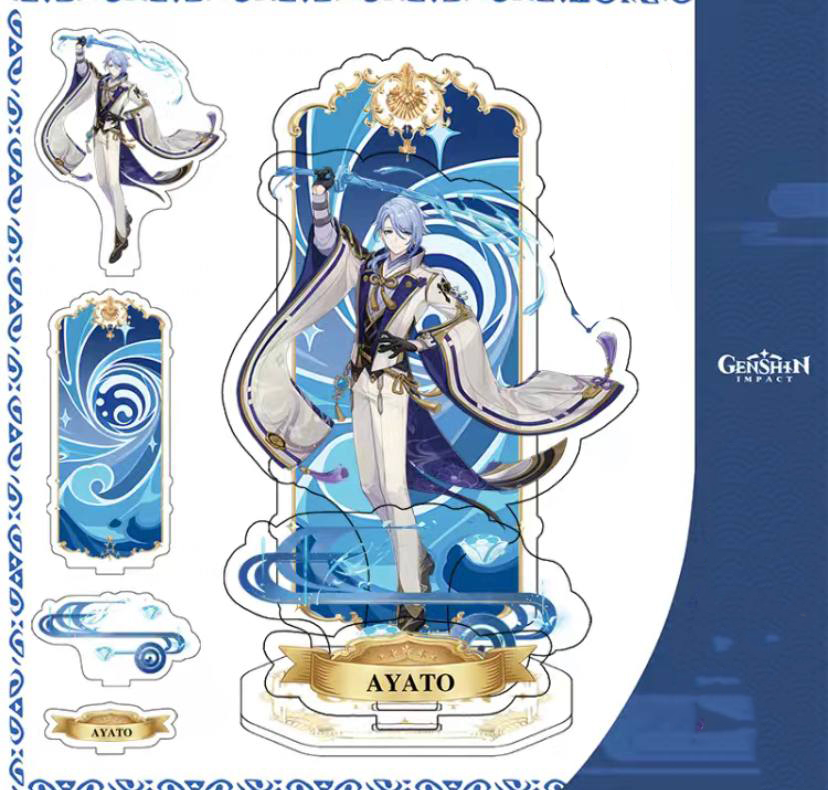 Genshin Toys Ayato Acrylic Stand Figure