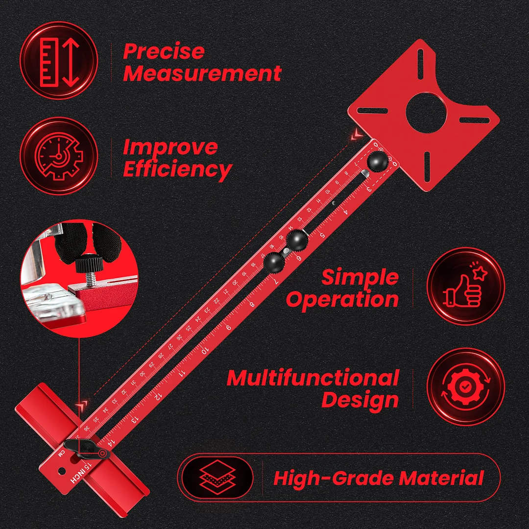 SAKER® 4 in 1 Router Milling Groove Bracket