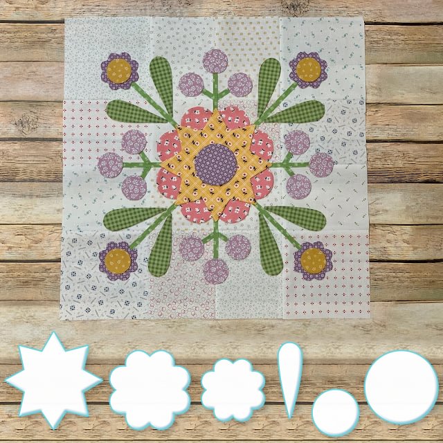 Prairie Meadow Sew Template Set (With Instructions)