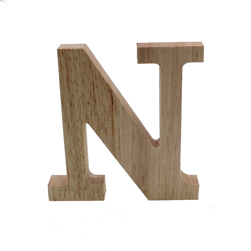 RUNBAZEF Decor Color Wooden Letter 26 Wood English Alphabet Letters ...