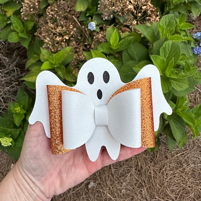 Halloween Ghost Bow Template Set-With Instructions