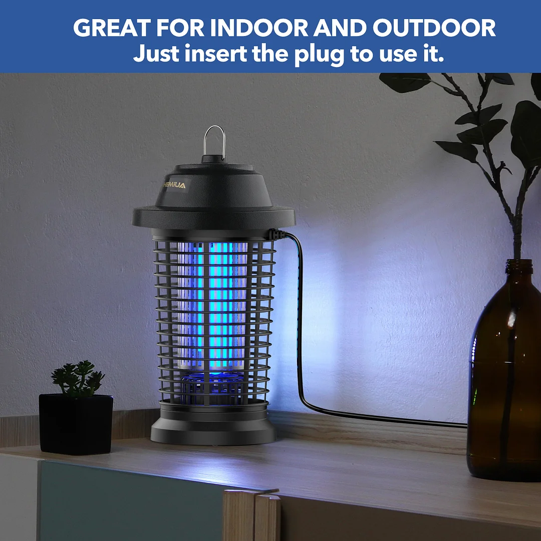 HEMIUA Electric Bug Zapper, Mosquito Zapper for Outdoor, Insect Killer ...
