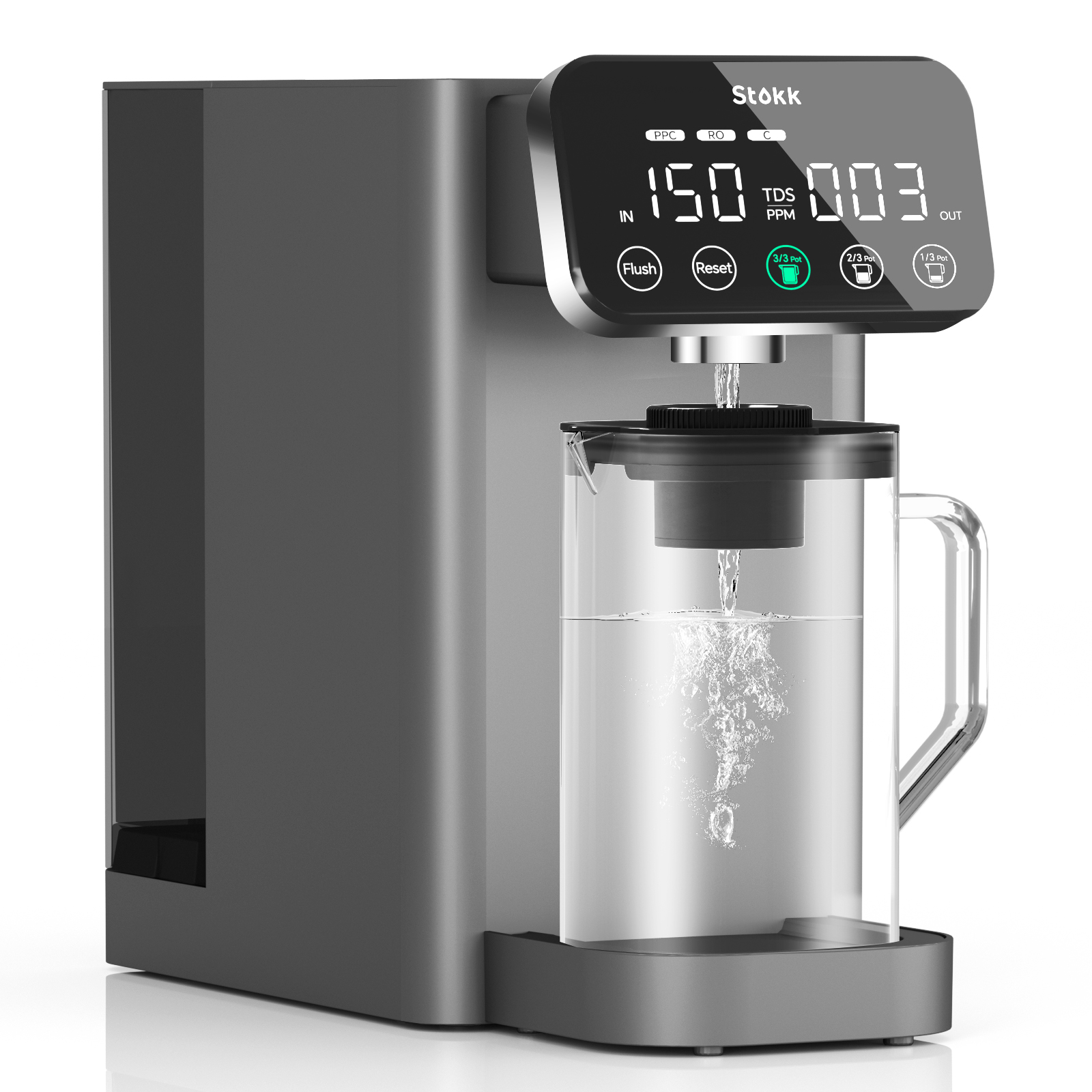 Stokk E1 Reverse Osmosis Water Filter Countertop, 5 Stage RO Water ...