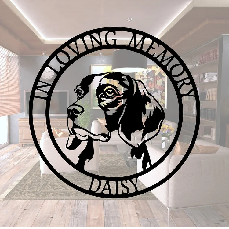 Personalized Dog Sign, Custom Dog Name Sign, Metal Sign